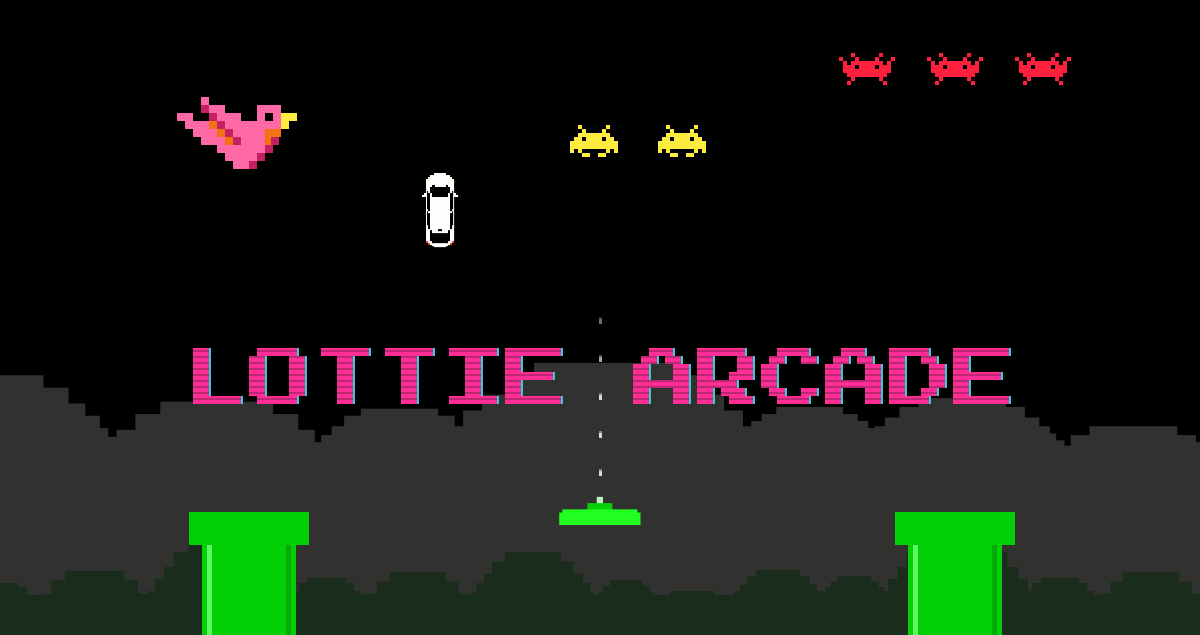Lottie Arcade - Classic Games Reimagined